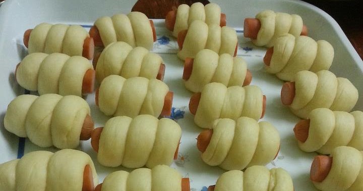 RESEPI ROTI SOSEJ MINI KESUKAAN ANAK-ANAK | Sihat dan cergas semulajadi